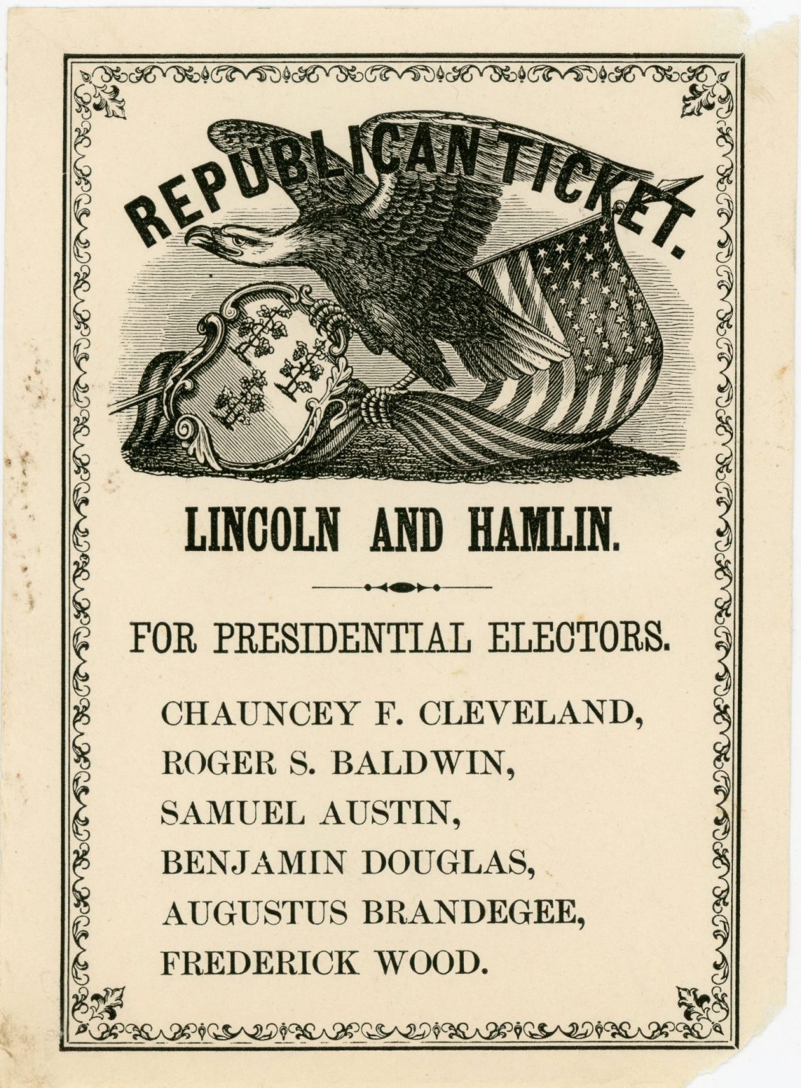 Primary Source Guide: The Election of 1860 Manuscripts, Speeches ...