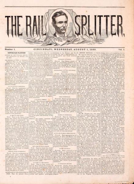 Primary Source Guide: The Election of 1860 Newspapers - Friends of the ...