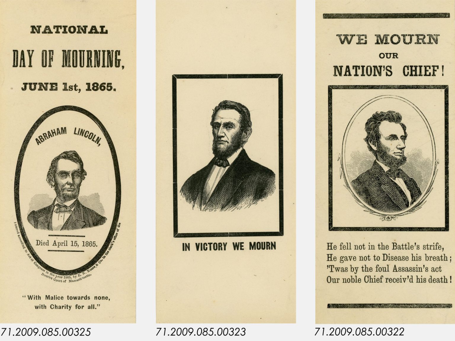 From the Collection: Lincoln Assassination Mourning Ribbons - Friends ...