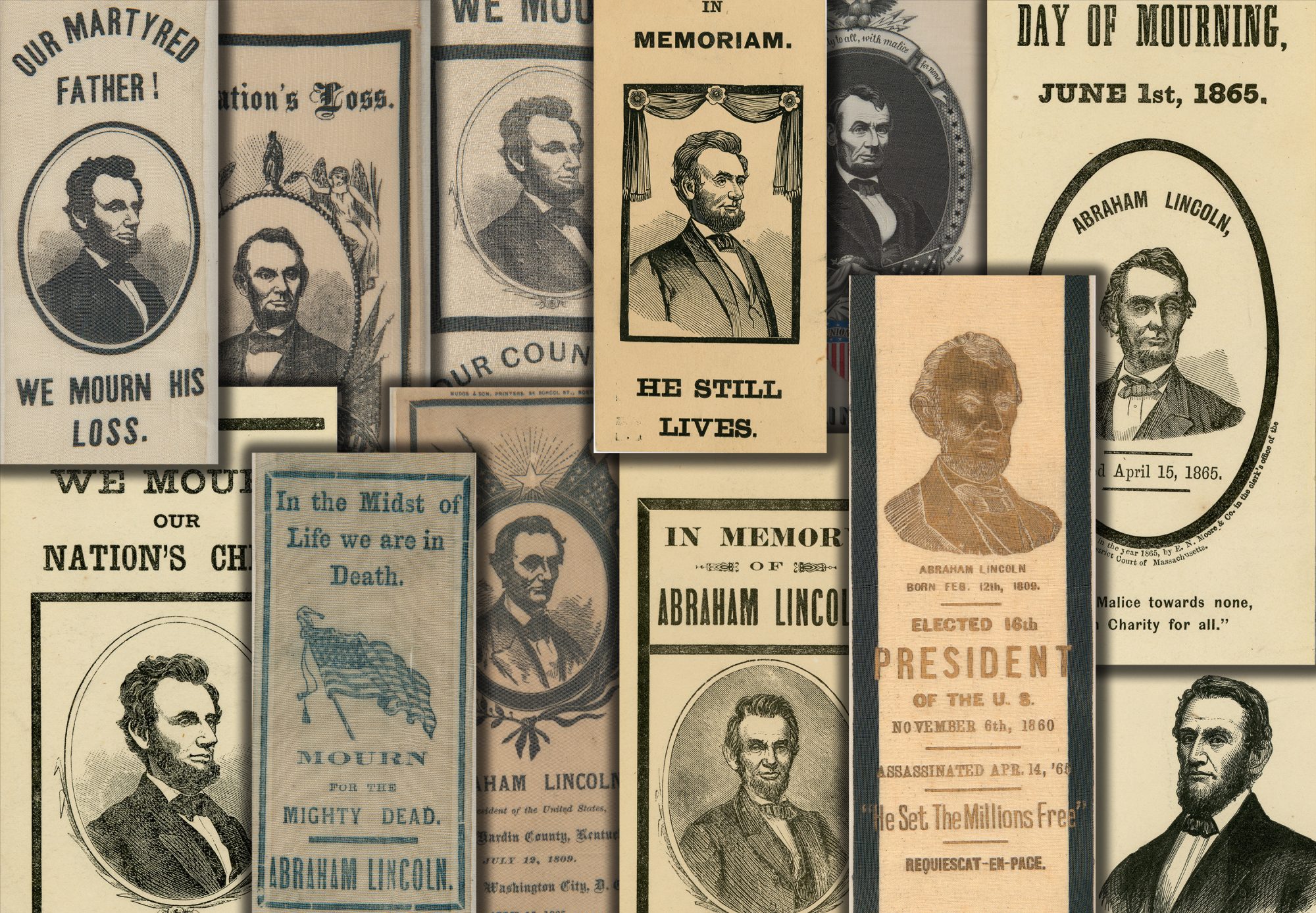 From the Collection: Lincoln Assassination Mourning Ribbons - Friends ...